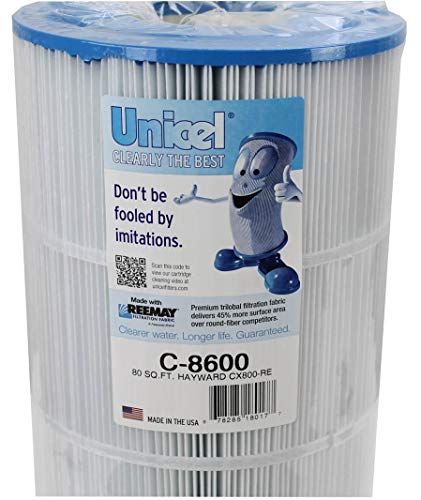 Unicel C-8600 Filter Cartridges Hayward Star Clear II C1500 CX800RE PA80 (4Pack)