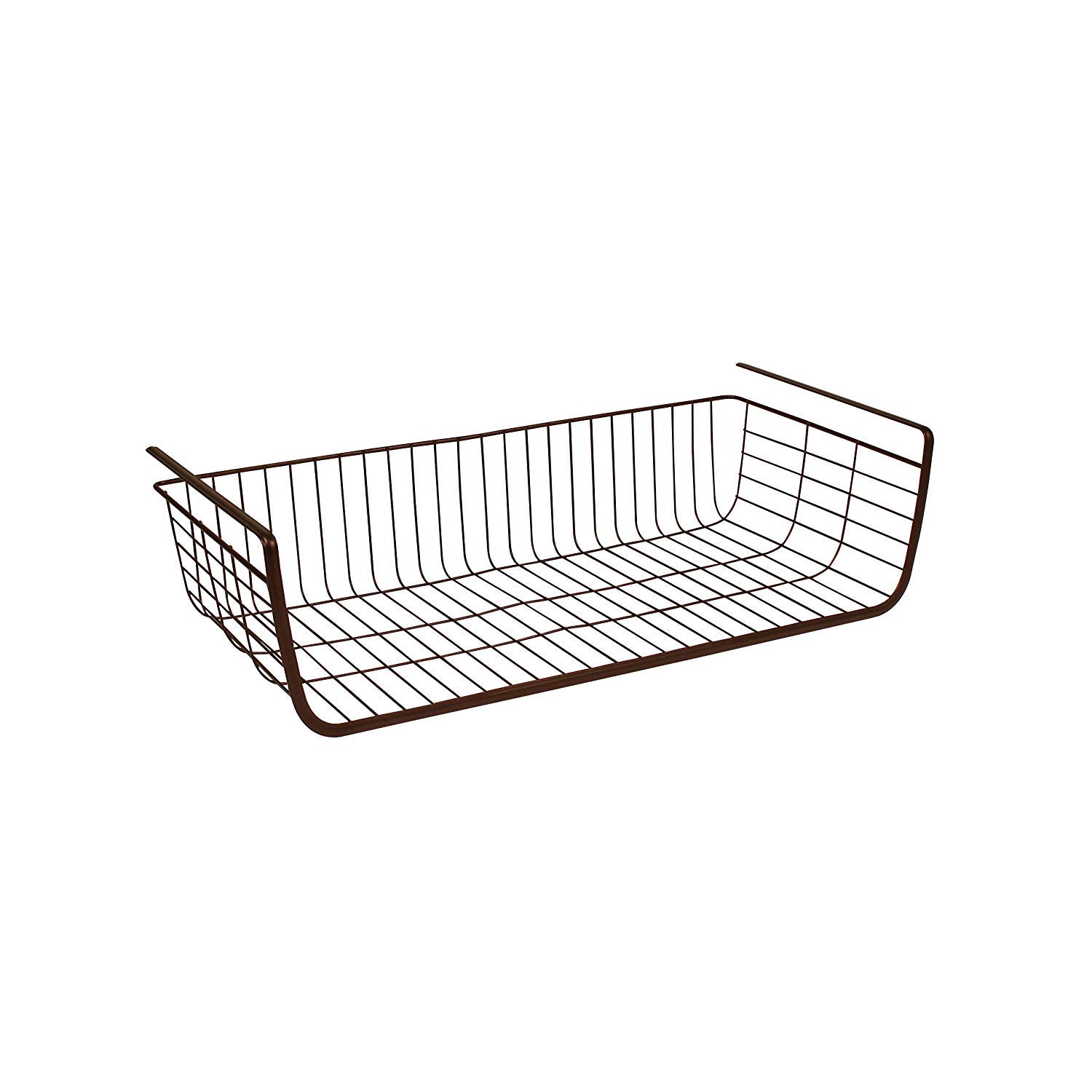 Spectrum Diversified Ashley Large Storage Shelf, Kitchen Cabinet & Pantry Organization & Storage, Bathroom Cabinet Basket, Bronze