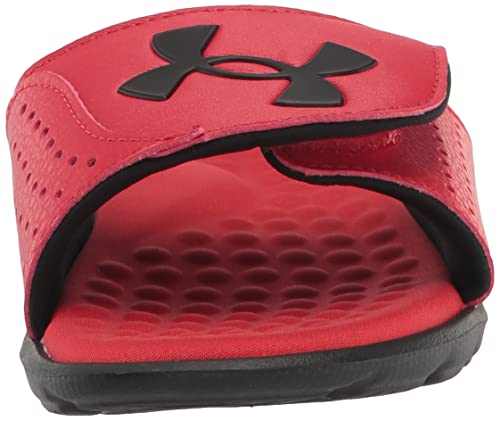 Under Armour boys Ignite Pro Slide Sandal, (600) Red/Black/Black, 12 Little Kid US