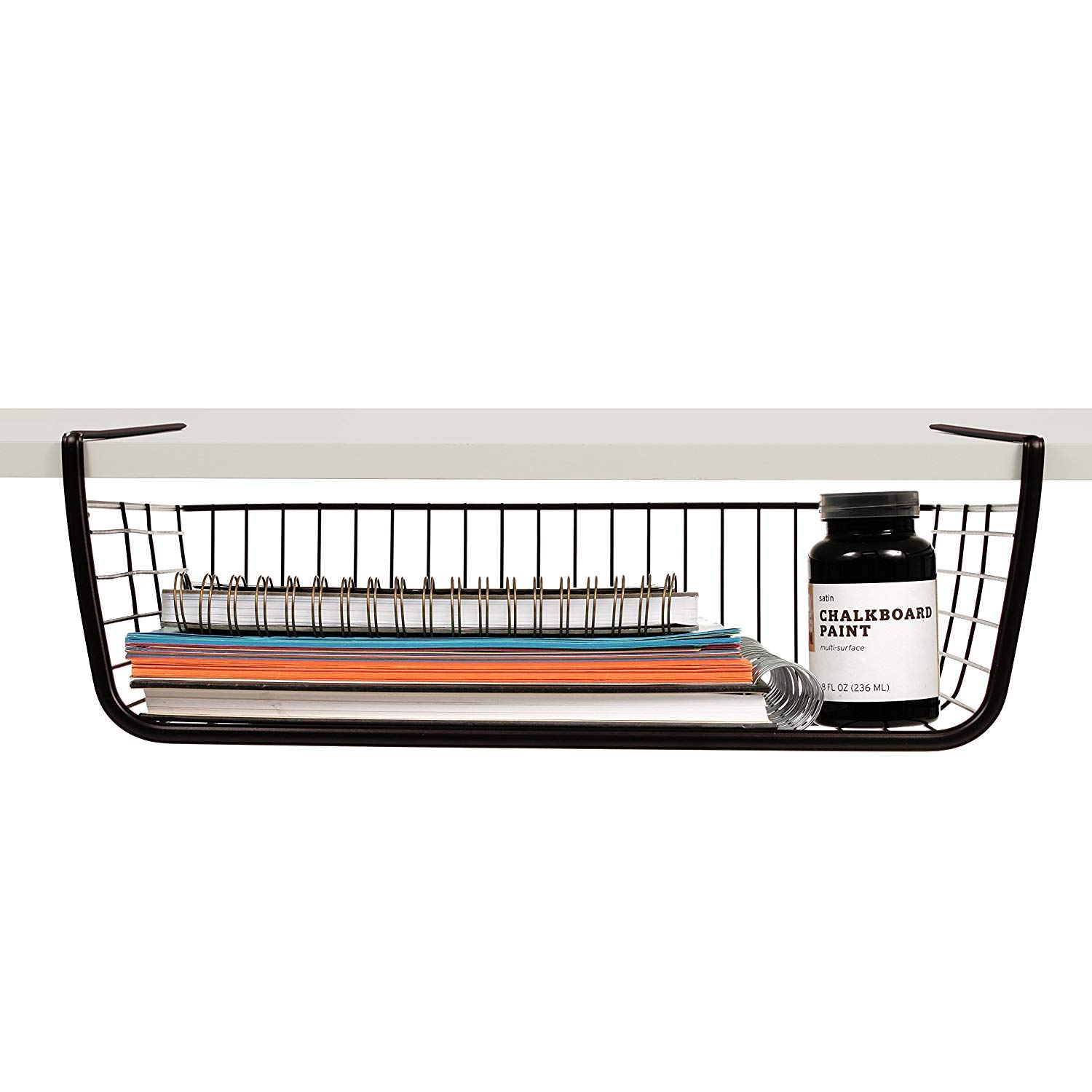 Spectrum Diversified Ashley Large Storage Shelf, Kitchen Cabinet & Pantry Organization & Storage, Bathroom Cabinet Basket, Bronze