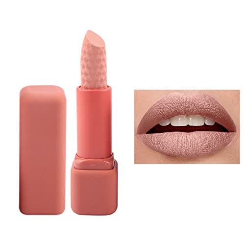 Items under $3 Lipstick With Lip Balm Makeup Velvet Long Lasting High Pigment Nude Waterproof Lip Gloss Aterproof And Durable Dose Lipstick
