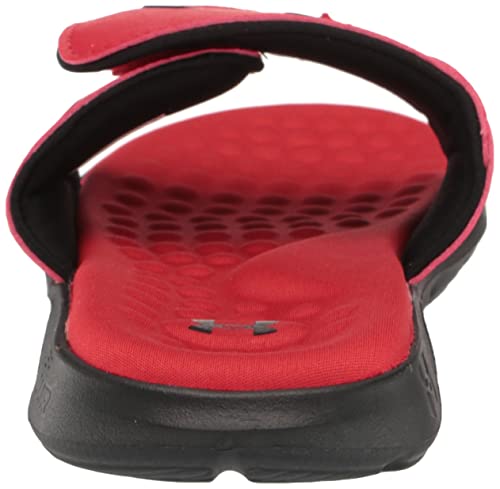 Under Armour boys Ignite Pro Slide Sandal, (600) Red/Black/Black, 12 Little Kid US