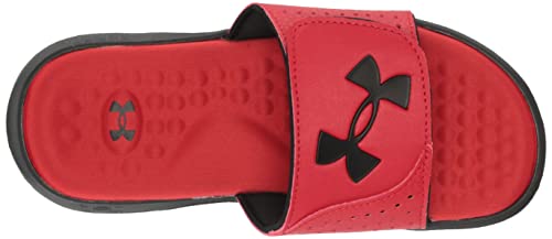 Under Armour boys Ignite Pro Slide Sandal, (600) Red/Black/Black, 12 Little Kid US