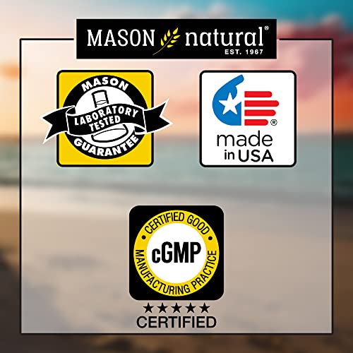 MASON NATURAL Body, Hair, Skin & Nails, with Vitamins A, C, E & Biotin, Supports Healthy Hair, Skin & Nails, 60 Capsules