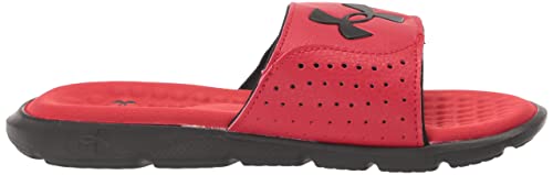 Under Armour boys Ignite Pro Slide Sandal, (600) Red/Black/Black, 12 Little Kid US