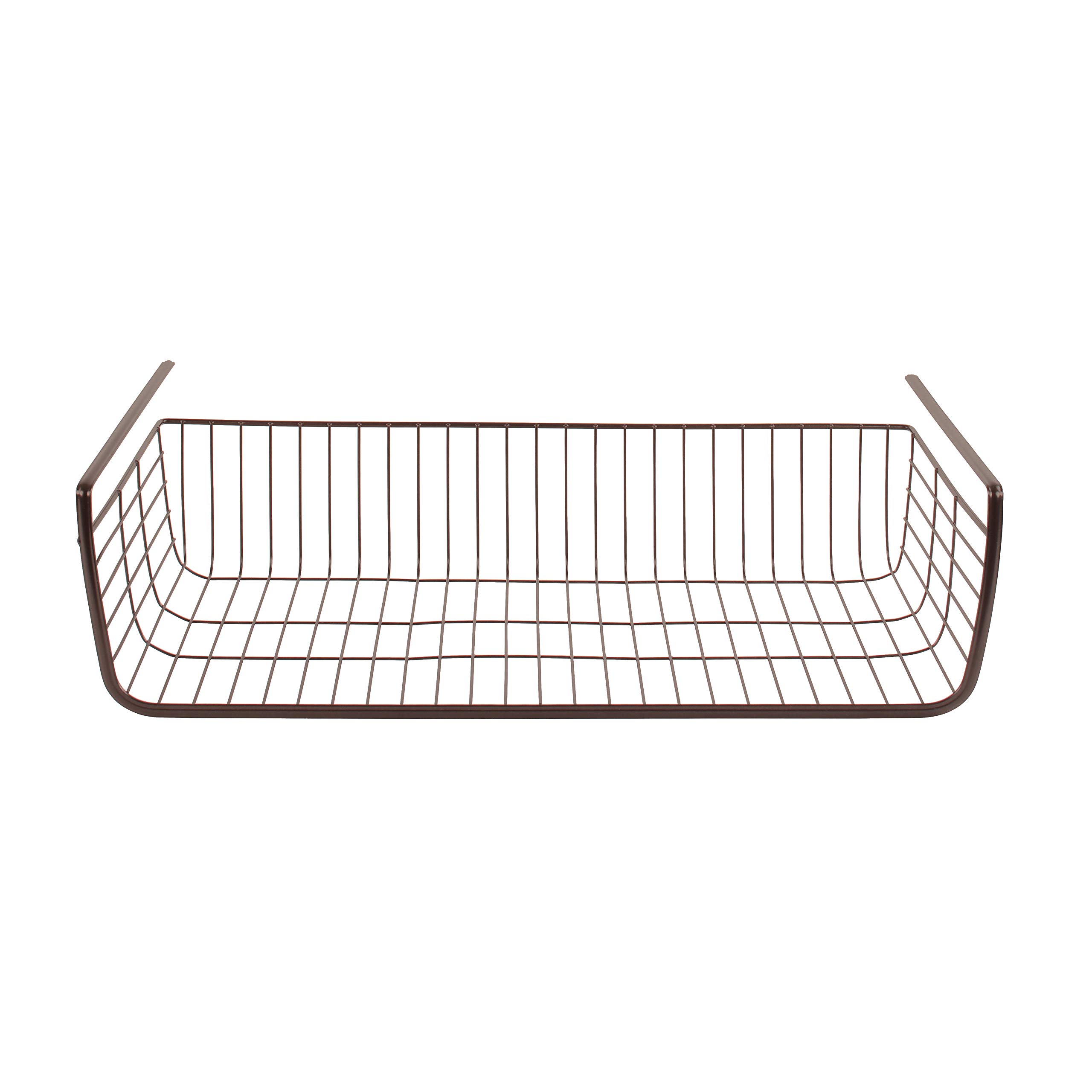 Spectrum Diversified Ashley Large Storage Shelf, Kitchen Cabinet & Pantry Organization & Storage, Bathroom Cabinet Basket, Bronze