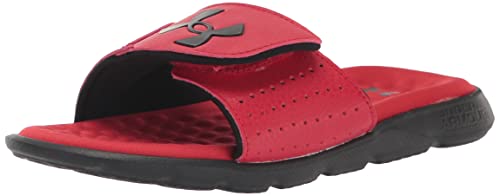 Under Armour boys Ignite Pro Slide Sandal, (600) Red/Black/Black, 12 Little Kid US