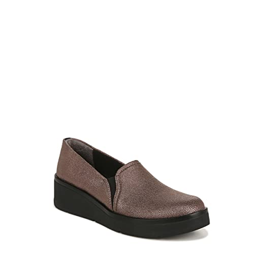BZees Women's Free Spirit Slip On Washable Comfort Loafer Brown 8 W
