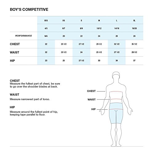 Speedo Boy's Swimsuit Jammer PowerFlex Eco Solid Youth Speedo Navy, 26