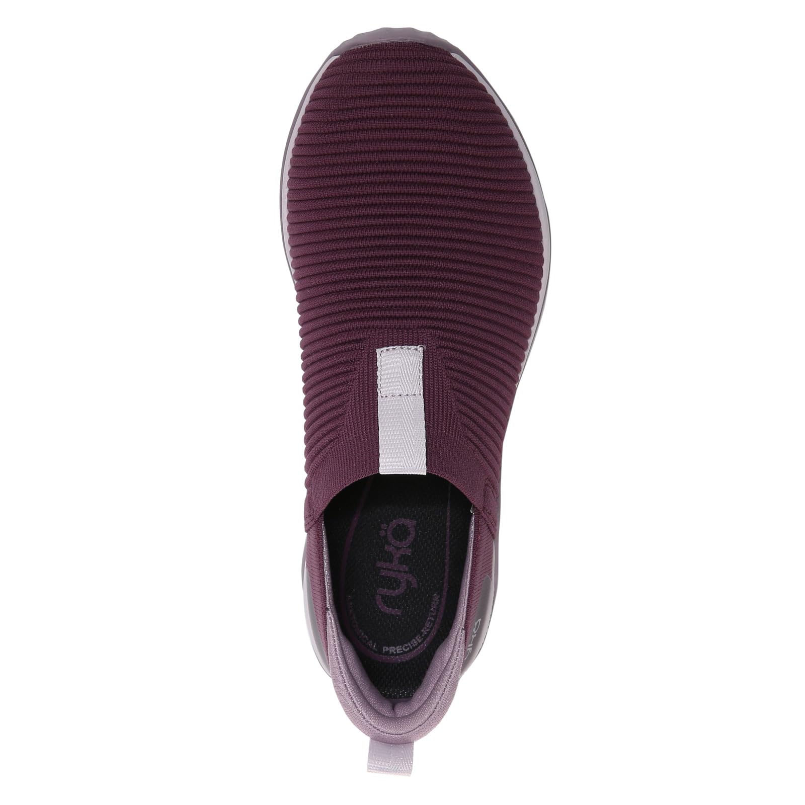 Ryka Women's Echo Knit Slip-On Sneaker Purple Grape 9 W
