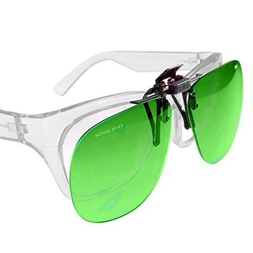 Method Seven Clip-On Aviator Blurple LED Grow Room Glasses