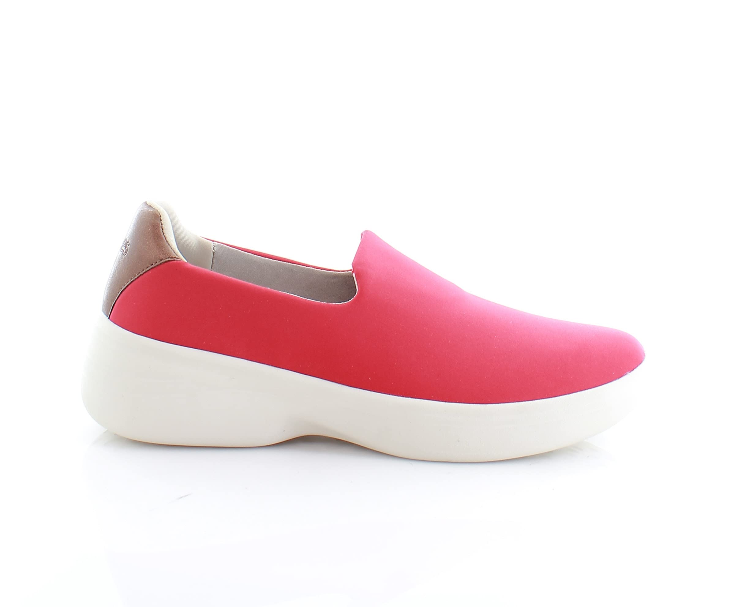 BZees Womens Easy Going Slip On Athletic and Training Shoes Red 9 Medium (B,M)