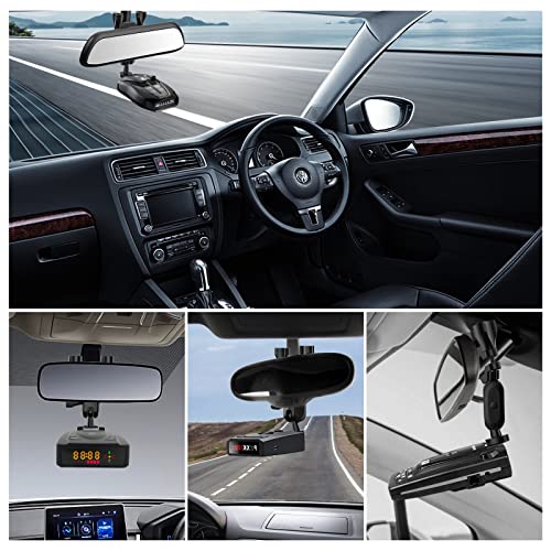 SDSACZMU Radar Detector Mount, Car Rear View Mirror Radar Detector Mount, for Cobra RAD 480i Radar Detector,Easy to Install (at Least 1 inch of Clear Rod Space is Required for Installation)