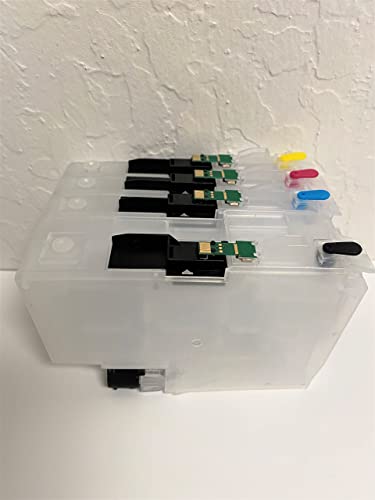 Empty Refillable Cartridges Compatible Replacement for Brother LC3037 3037 LC3039 3039 MFC-J5845DW MFC-J5945DW MFC- J6545DW MFC-J6945DW Printer