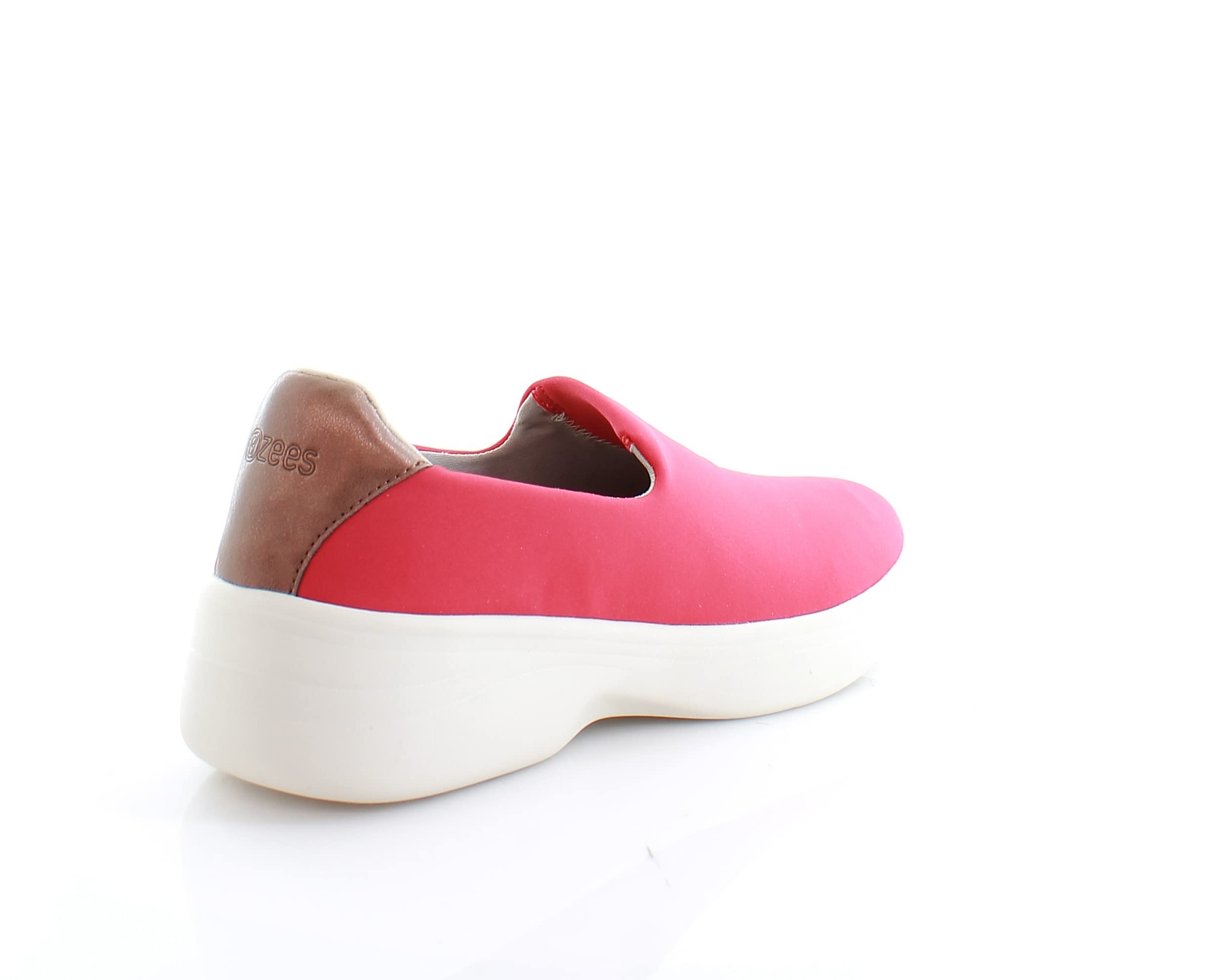 BZees Womens Easy Going Slip On Athletic and Training Shoes Red 9 Medium (B,M)