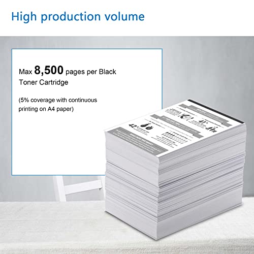 Compatible High Yield TN750 TN-750 Toner Cartridge Replacement for Brother TN 750 TN720 HL-5440D 5450DN 5470DW DCP-8110DN 8150DN 8155DN 8510DN MFC-8810DW 8910DW Printer Toner,TN7501PK
