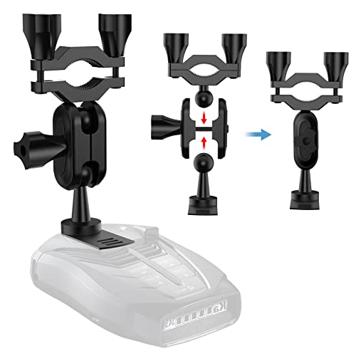 SDSACZMU Radar Detector Mount, Car Rear View Mirror Radar Detector Mount, for Cobra RAD 480i Radar Detector,Easy to Install (at Least 1 inch of Clear Rod Space is Required for Installation)