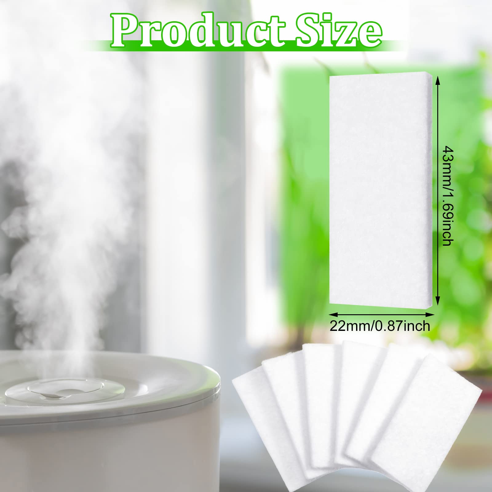 100 Pack Aroma Pads Aromatherapy Car Diffusers Essential Oil Unscented Refill Car Essential Oil Diffuser Replacement Pluggable Aroma Humidifier Pad