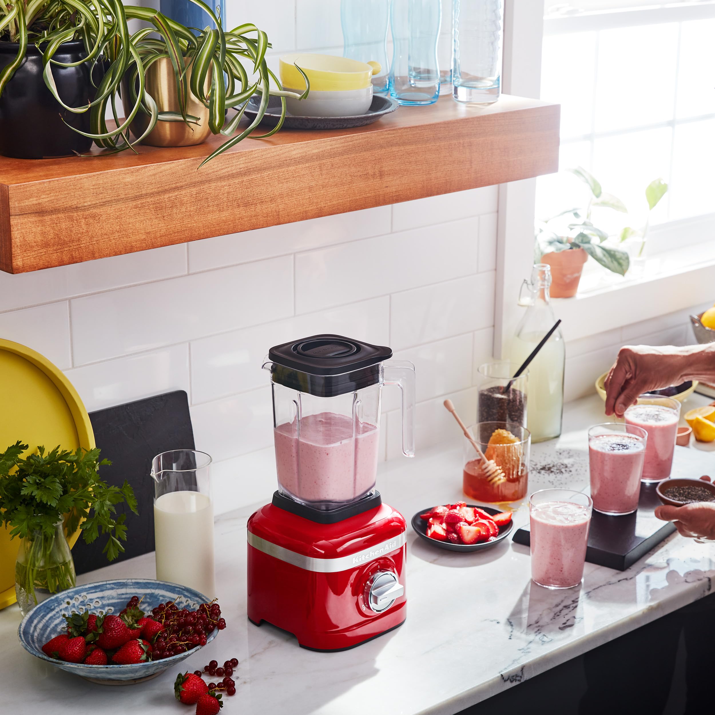 KitchenAid K150 3 Speed Ice Crushing Blender with 2 Personal Blender Jars - KSB1332