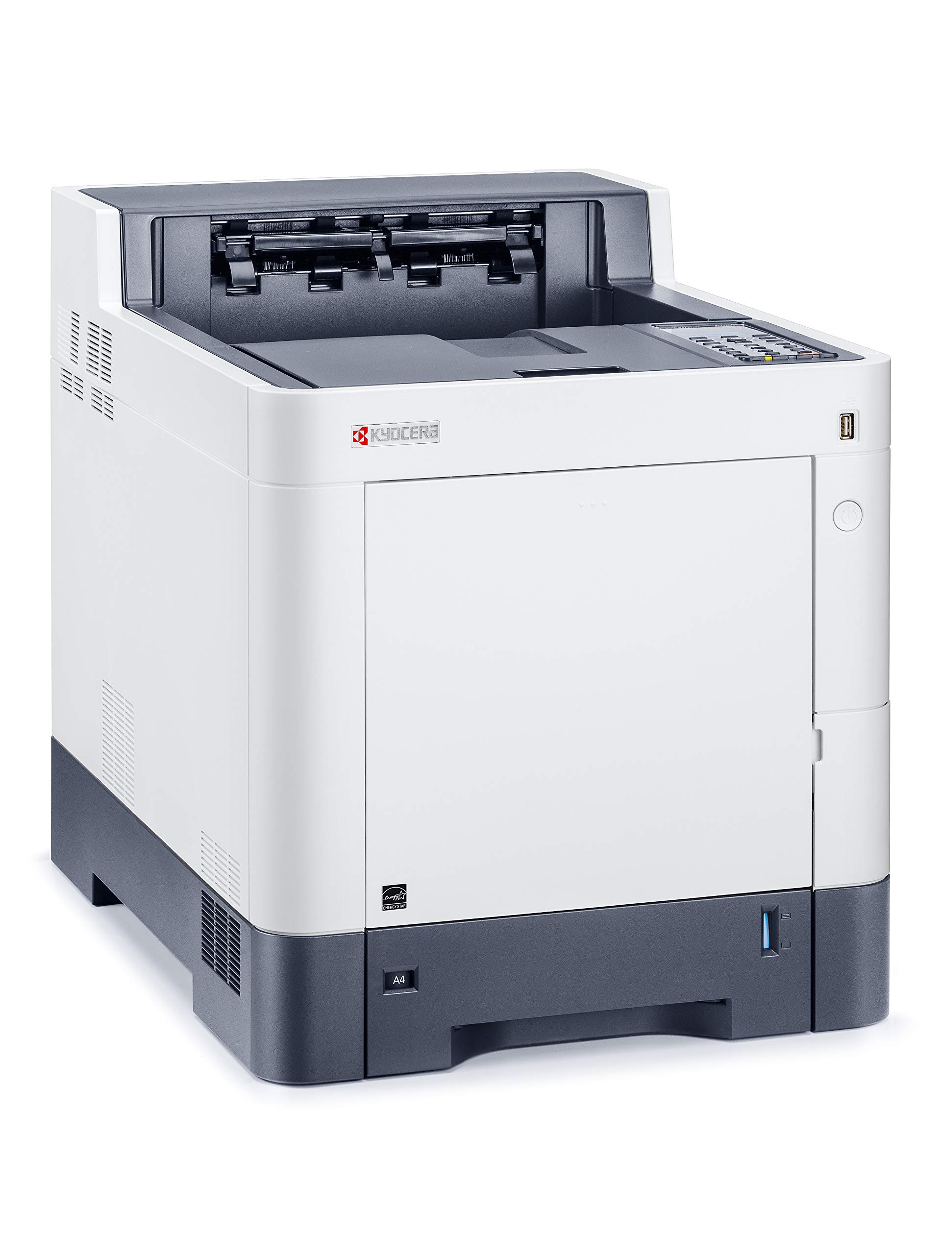 Kyocera 1102TW2US1 ECOSYS P6235cdn Color Laser Printer, Up to 37 PPM, Up to 1200 DPI Printing Quality, 100000 Pages a Month, Mobile Printing Supported, Wi-Fi Connection and WI-FI Direct