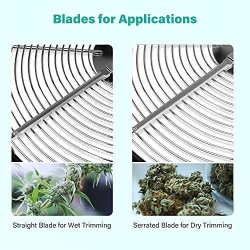 iPower 16-Inch Bud Leaf Bowl Trimmer Twisted Sharp Stainless Steel Blades for Hydroponics with Upgraded Gears, Orange Pruner, 6.5β Gardening Hand Scissors