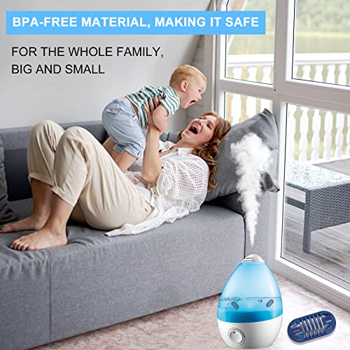 LUXRILIX 32 PACK Humidifier Cleaner Demineralization Cartridge Fit (1-Gallon or Larger) Evaporative Warm & Cool Mist Ultrasonic Humidifiers Compatible with HoMe.dics LEVOIT Honeywell Homasy Vicks