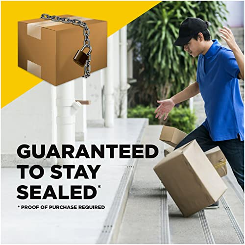 Scotch Box Lock Packaging Tape, 6 Rolls, 1.88 in x 54.6 yd, Extreme Grip Packing, Shipping and Mailing Tape, Sticks Instantly to Any Box (3950-6)