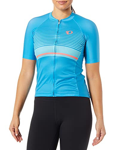 Pearl Izumi W Elite Pursuit ss Graphic Jersey, Atomic Blue/Aqua Blue Flux, XX-Large
