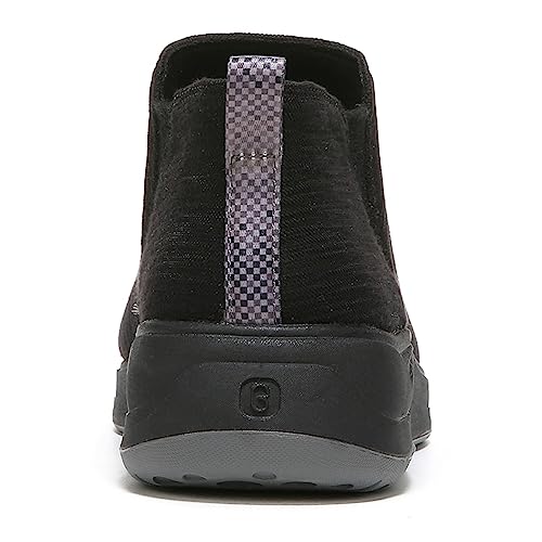 BZees Women's Tempo Chelsea Ankle Boot Sneaker, Black, 10 Wide