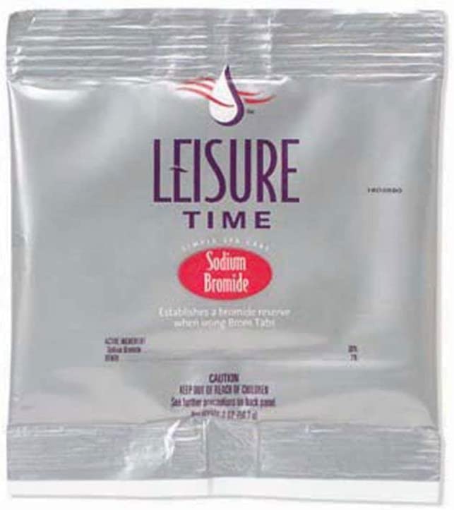 Leisure Time BE-30320A Sodium Bromide Spas and Hot Tub Cleaner, 2 oz (Pack of 6) (Packaging may vary)