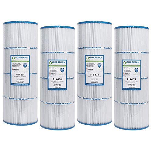 Guardian Filtration Products 719-174-04-4 Pack Pool Filter Replacement for Pleatco PA81, Unicel C-7483, Filbur FC-1225, Hayward SwimClear C-3020, C-570, C3025, CX580XRE