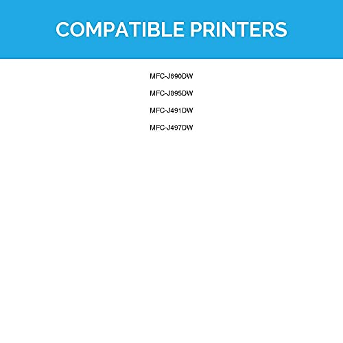 LD Compatible Ink Cartridge Replacement for Brother LC3011 (Black, Cyan, Magenta, Yellow, 4-Pack)
