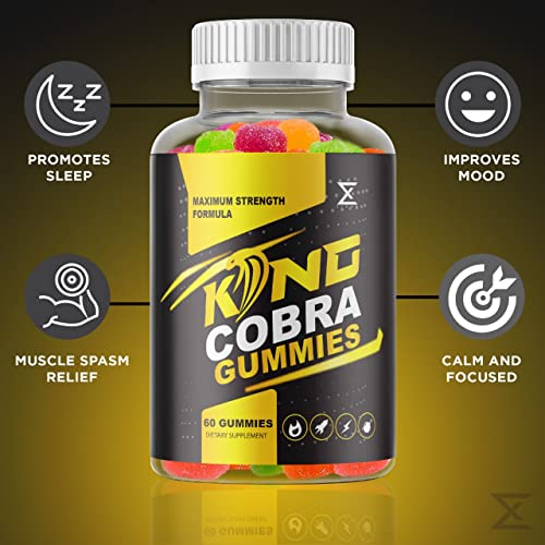 sigma times (3 Pack) King Cobra Gummies for Men Formula (180 Gummies)