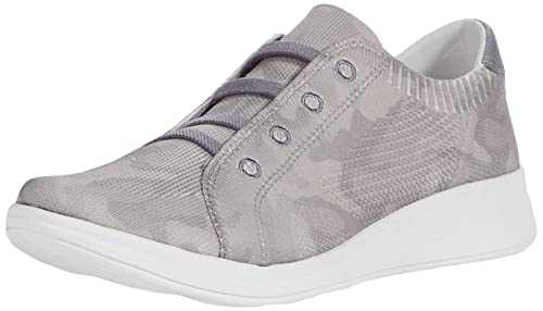 BZees Women's Golden Knit Slip-On Sneaker, Camo Drizzle, 9