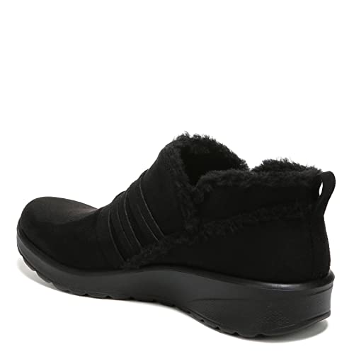 BZees Womens Glide Slip-On Ankle Boot Black 8.5 W