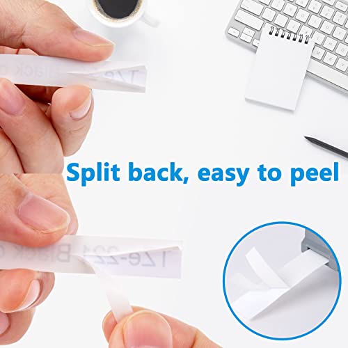 Hehua Compatible TZe-FX231 Flexible Label Tape Replacement for Brother TZeFX231 Cable Label Black on White 0.47" x 26.2' Work for P-Touch PT-D210 PT-D400 PT-H100 PT-D200 PT-D600 Labelmakers, 4 Pack