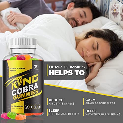 sigma times (3 Pack) King Cobra Gummies for Men Formula (180 Gummies)