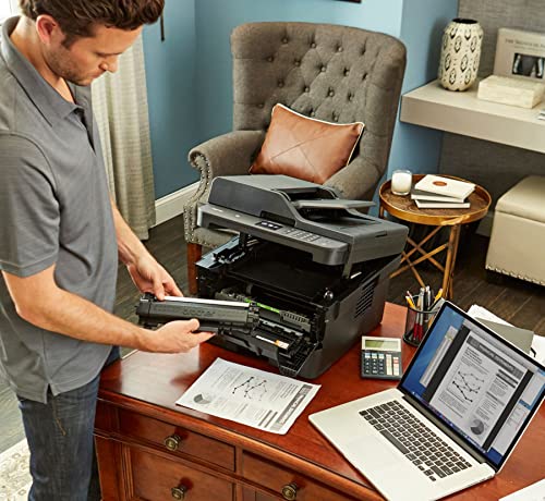 Brother MFC-L27 50DW All-in-One Wireless Monochrome Laser Printer, 2.7” Color Touch, 36ppm, Automatic Duplex (2-Sided), Durlyfish