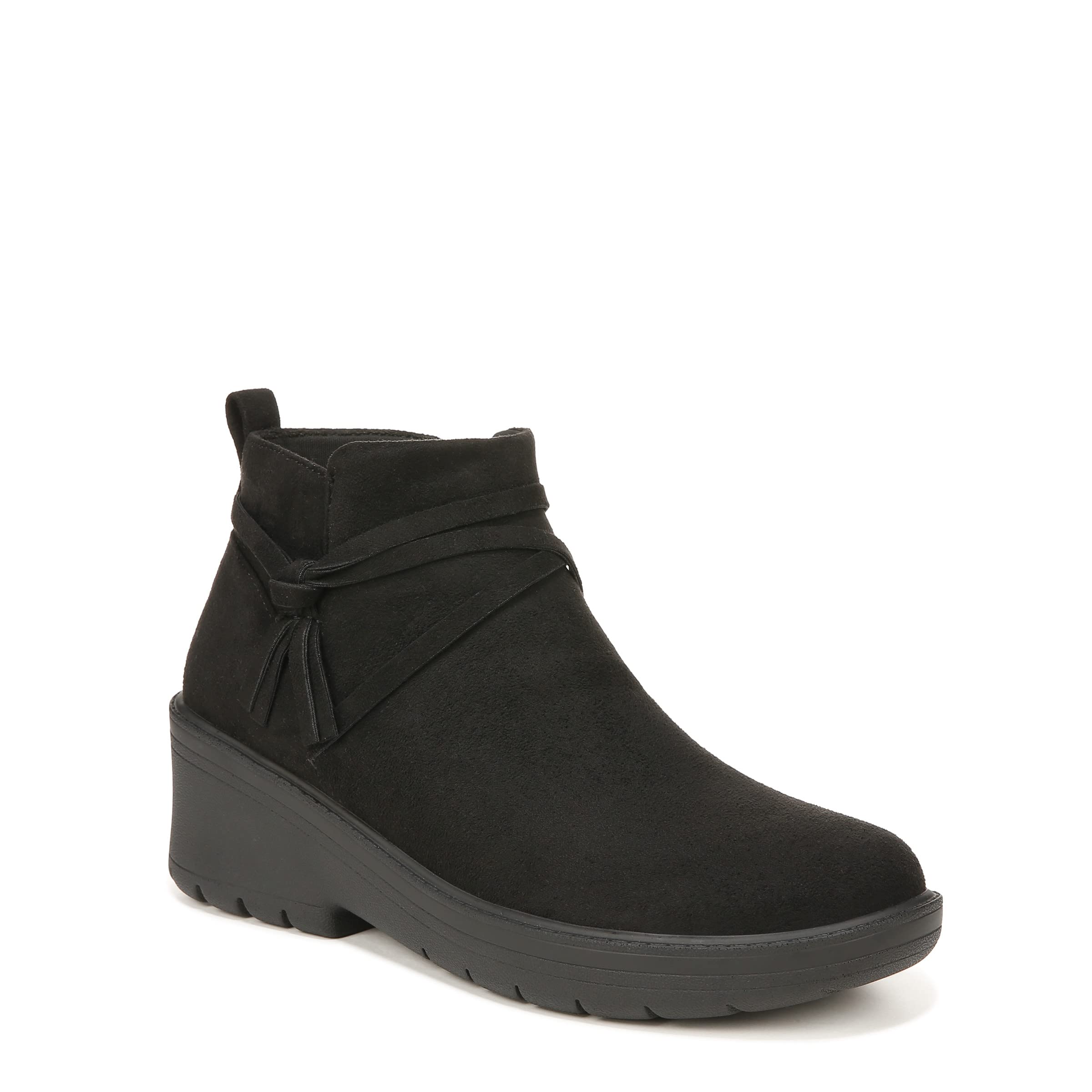 BZees Women's Blaine Washable Comfort Ankle Boots Black 8.5 M