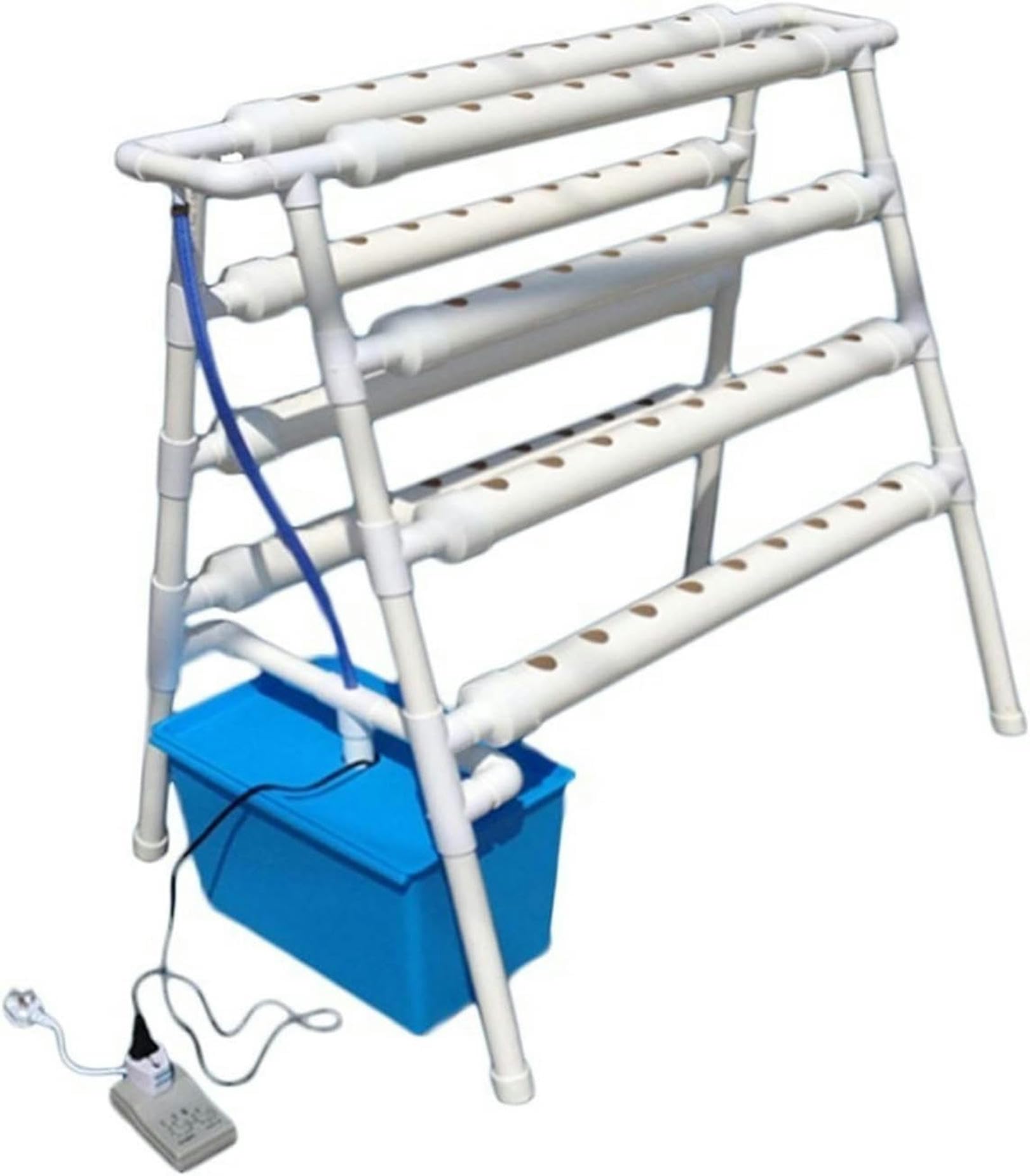 Hydroponics Growing System Three-Dimensional Shelf Double-Sided Pipe Soilless Cultivation Equipment Balcony Planting Vegetables Hydroponic Vegetables Circulating Hydroponic Machine Indoor Ga