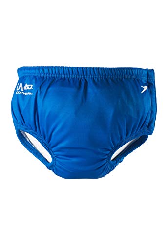 Speedo Unisex-Child Swim Diaper Keep Swimmin' Premium Electric Blue, X-Large
