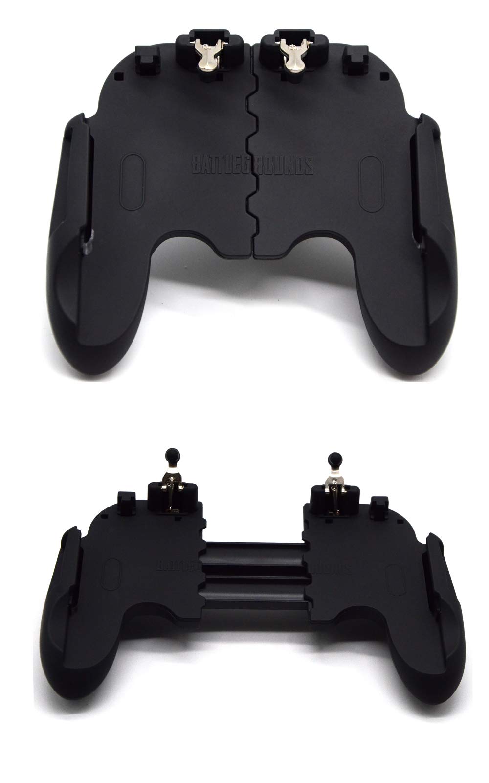 Ytuomzi Mobile Phone PUBG Game Controller L1R1 Shoot and Aim Trigger Joystick Ergonomic Gamepad for PUBG Mobile/Knives Out,Phone Gaming Controller for 4.7''- 7.0'' Android & iOS (H6)