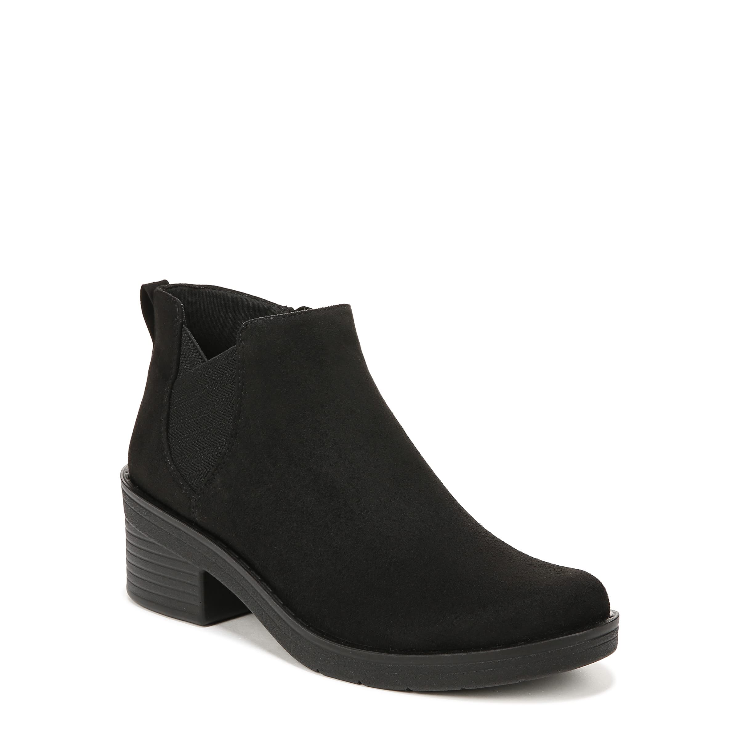 BZees Womens Ontario Comfort Fashion Ankle Boots Black 7 M