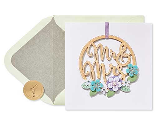 Papyrus Wedding Card (Wonderful Life Together)