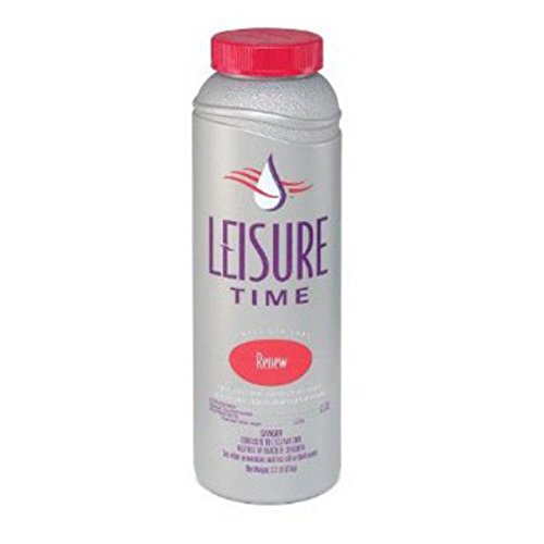 LEISURE TIME RENU2-02 Renew Non-Chlorine Shock for Spas and Hot Tubs, 2.2-Pounds, 2-Pack & A Bright and Clear Cleanser for Spas and Hot Tubs, 32 fl oz