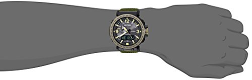 Casio Men's PRG-600YB-3CR PRO TREK Analog-Digital Display Quartz Green Watch (PRG600YB-3)