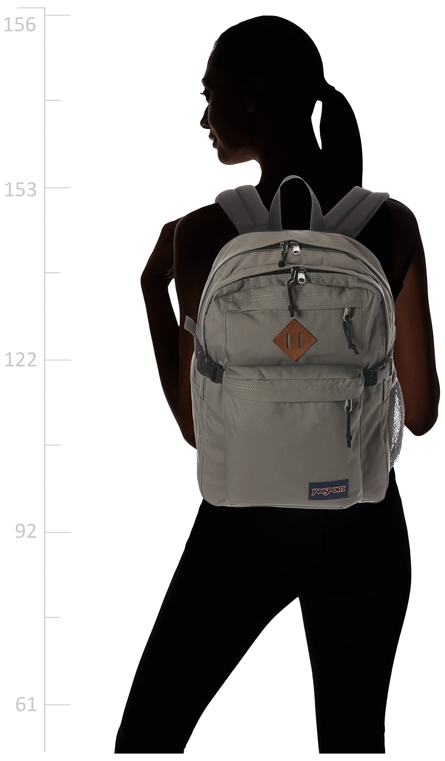 JanSport JS0A4QUL7H6 Main Campus Graphite Grey