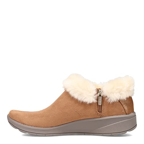 BZees Women's Golden Go Ankle Boot, Toffee Microfiber, 11