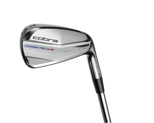 Cobra Golf 2022 King Forged Tec One Length Iron Set (Men's, Right Hand, KBS $ Taper Lite 105-120, Stiff Flex, 5-GW)
