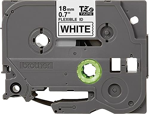 Brother Tzefx241 Tze Flexible Labeling Tape for P-Touch Labelers 3/4-Inch X 26-1/5 Ft Black On White